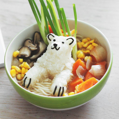 How to make Rilakkuma Mitarashi Dango | Yukitchen